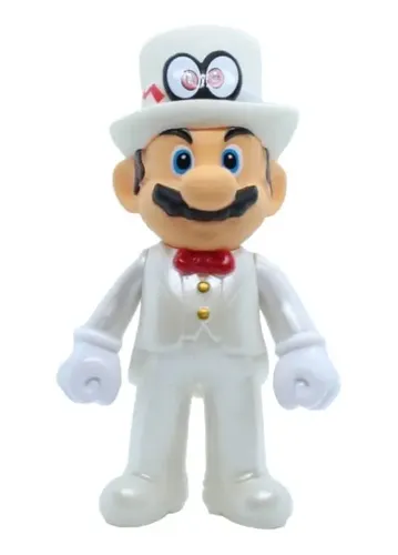 Mario Bros Figura Mario Traje Blanco | Cuotas sin interés