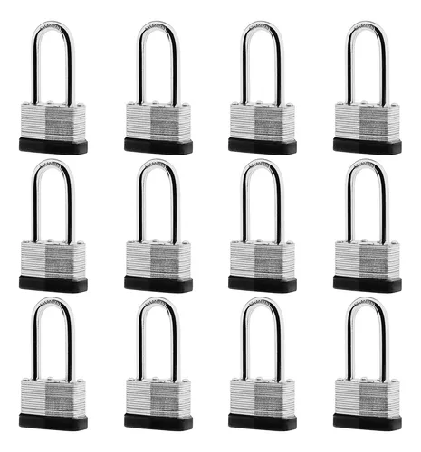 Safiswords Paquete De 12 Candados De Acero Laminado Con Llav | MercadoLibre Safiswords Paquete De 12 Candados De Acero Laminado Con Llav | MercadoLibre