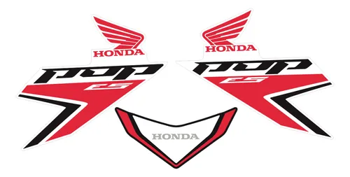 Kit Adesivos Para Pop 110i Es 2025 Moto Branca Sportinox | MercadoLivre
