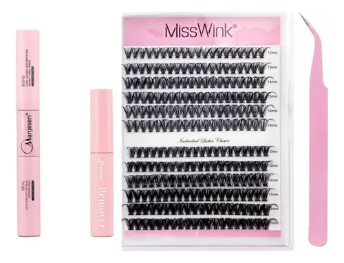 Kit Completo 240 Extensiones De Pestañas Racimo Por Punto Cuotas Sin