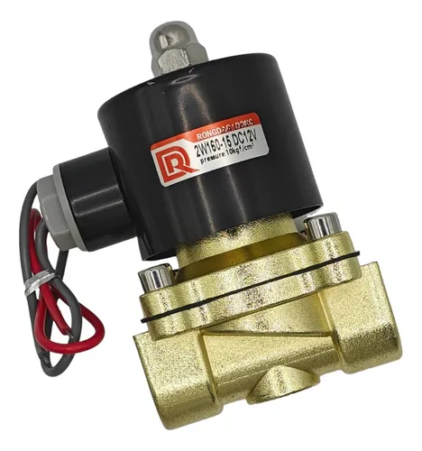 Electrovalvula Valvula Agua Electrica 12v 1/2 Arduino Metal | Envío gratis