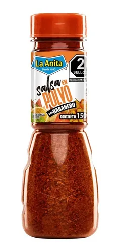 La Anita Salsa En Polvo Chile Con Habanero Original 150 Gr Mercadolibre