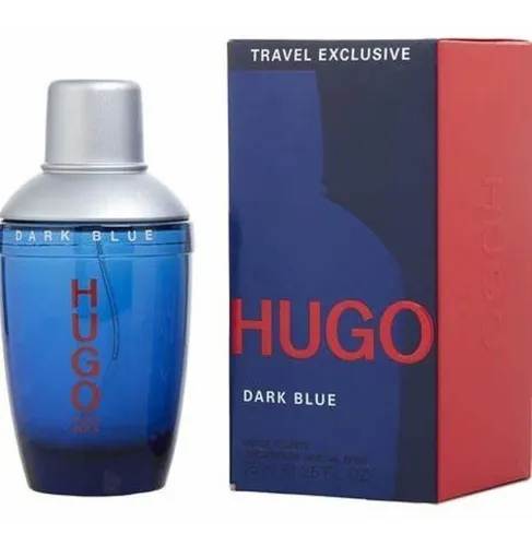 Perfume Caballero Hugo Boss Dark Blue Eau De Toilette 75 Ml Meses Sin