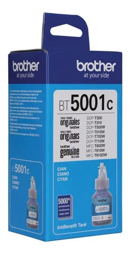 Tinta Brother Bt5001c Cyan P/brothert510w | MercadoLibre