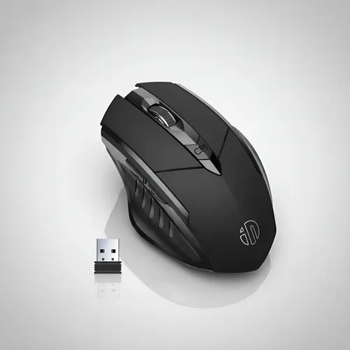 Ratón Mouse Bluetooth Inalámbrico Silencioso Recargable 2.4g - Negro ...