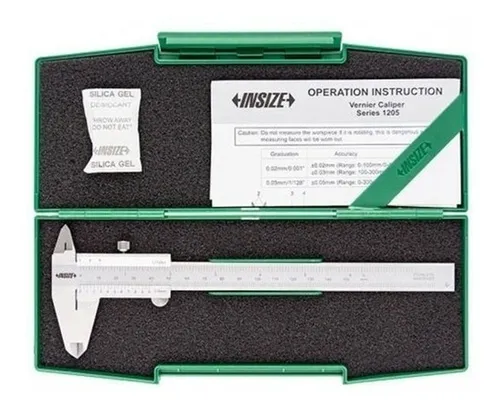 Calibrador Vernier 0 6 1 128 Fraccional Insize Envío Gratis