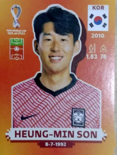 Figurita Cromo Heung Min Son Korea Panini Qatar 2022 Mundial en venta ... Figurita Cromo Heung Min Son Korea Panini Qatar 2022 Mundial en venta ...