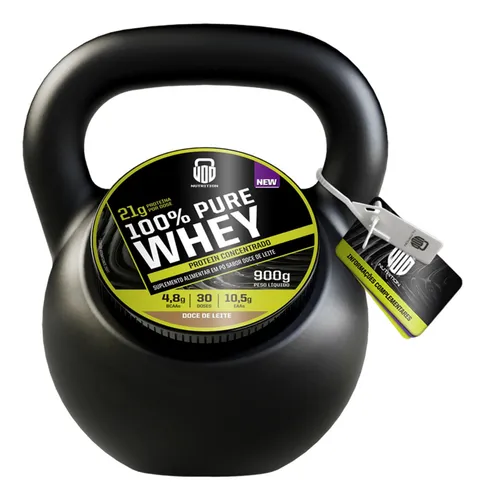 Whey Protein Concentrado 100 Puro 900g Wod Nutrition Sabor Doce De