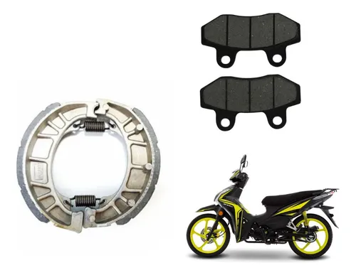 Balatas Delanteras Y Traseras At125 At125rt Italika Balatas Delanteras Y Traseras At125 At125rt Italika