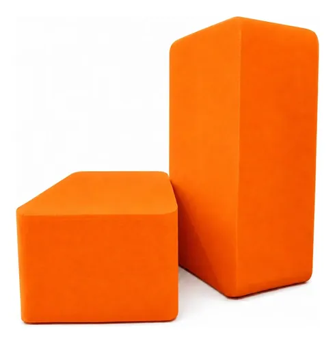Kit 2 Bloco Tijolo Yoga/pilates/alongamento Eva | Parcelamento sem juros