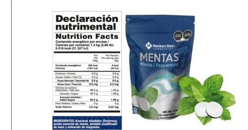 Mentas Sabor Menta/peppermint De 1.3kg Con 419 Sobres | MercadoLibre