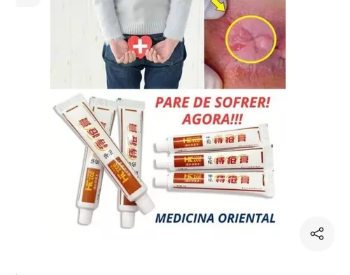 Pomada Tratamento Hemorroidas Inflamação Produto Natural Parcelamento