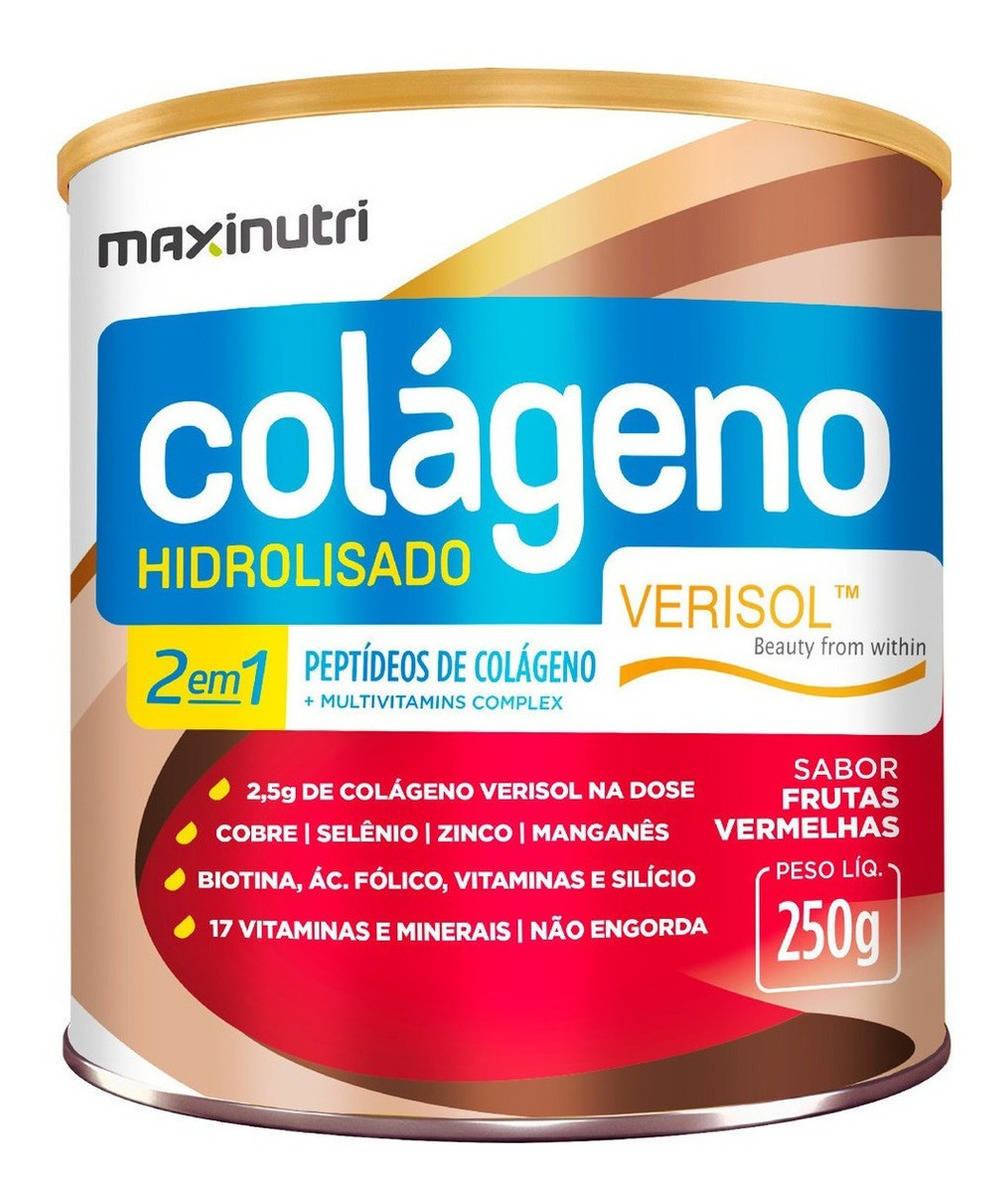 Suplemento en polvo Maxinutri Colágeno Hidrolisado 2 em 1 Verisol sabor ... Suplemento en polvo Maxinutri Colágeno Hidrolisado 2 em 1 Verisol sabor ...
