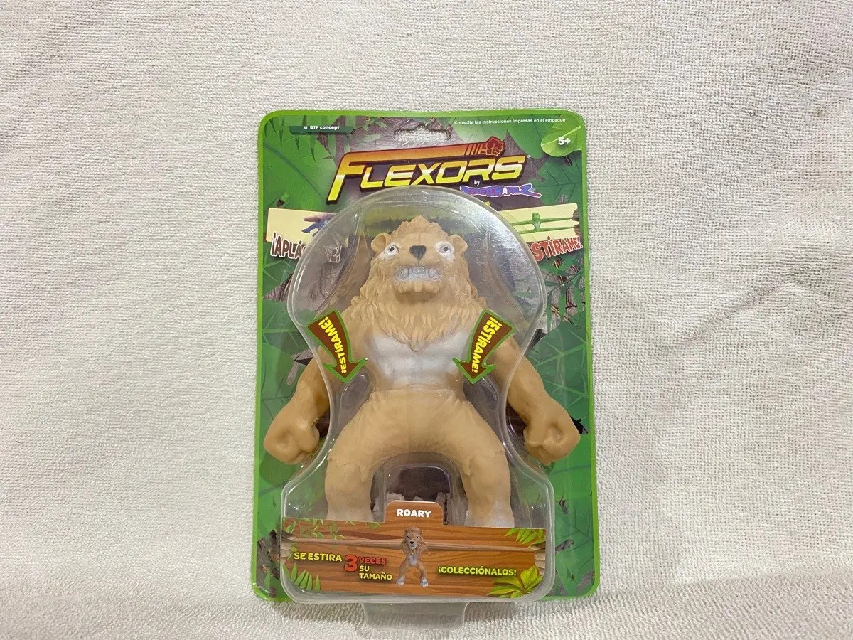 Pack 4 Figuras Flexors Animal Series Figura Stretch 15 Cm Envío Gratis