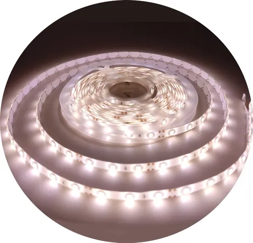 Tira Led 5050 De Color Blanco Cálido 4 K 5 M Ip65 Silicona De Doble