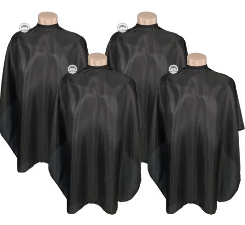 Capa De Corte Cabelo Barbearia Profissional Nylon Kit Com 4 | Frete grátis Capa De Corte Cabelo Barbearia Profissional Nylon Kit Com 4 | Frete grátis