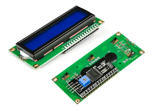 Pantalla Lcd 16x2 + Modulo I2c Soldado, Fondo Azul Ajustable en venta ... Pantalla Lcd 16x2 + Modulo I2c Soldado, Fondo Azul Ajustable en venta ...