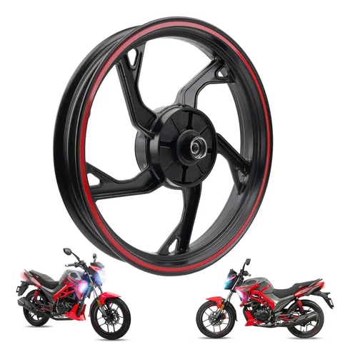 Rin Trasero Reforzada Veloci Razzer 200cc Alta Calidad 19-23 Negro ...