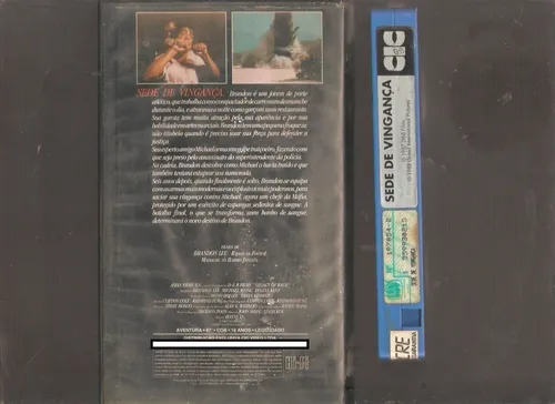 Comprar Vhs Sede De Vingança Original Brandon Lee Legendado