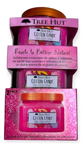 Exfoliante Corporal Tree Hut 2pzs 510g Vegano Rehidrata Piel Meses