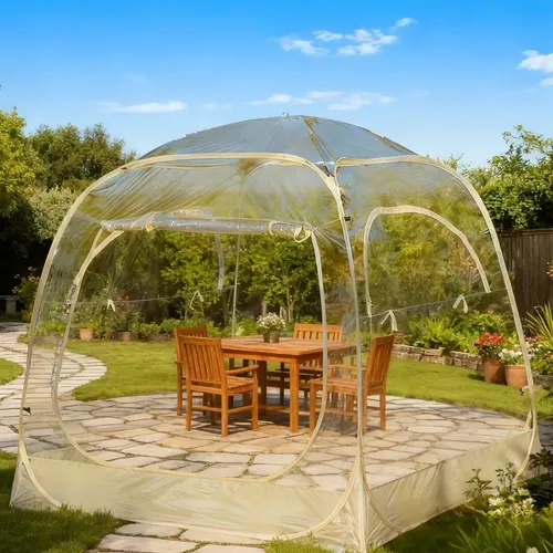 No-assembly Pvc Transparent Tent For Outdoor Use | Parcelamento sem juros