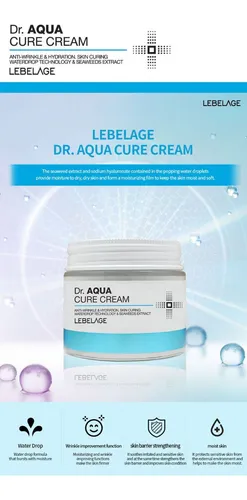 Dr Aqua Cure Crema Facial Coreana Humecta Y Hidrata 1pz Meses Sin