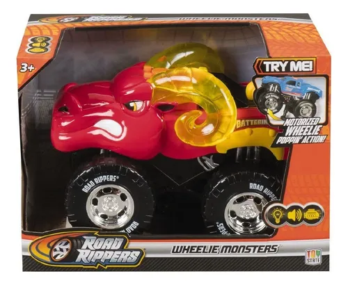 Nikko Road Rippers Monster Truck Wheelie 4x4 Battering Ram Color Rojo ...