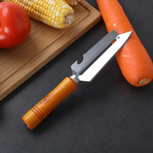Cuchillo Pelador Y De Fruta 2 En 1 De Acero Inoxidable | MercadoLibre