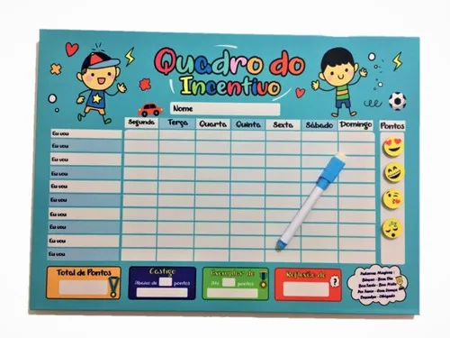 Quadro Mural De Comportamento Infantil Regras Incentivo