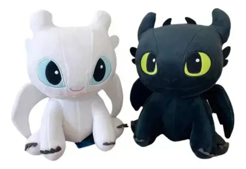 2pcs Furia Nocturna Night Fury Chimuelo Dragón Peluche 30 Cm | Meses ...