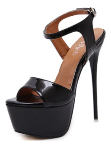 Sandálias Femininas Sexy De Salto Alto De 16cm Parcelamento Sem Juros