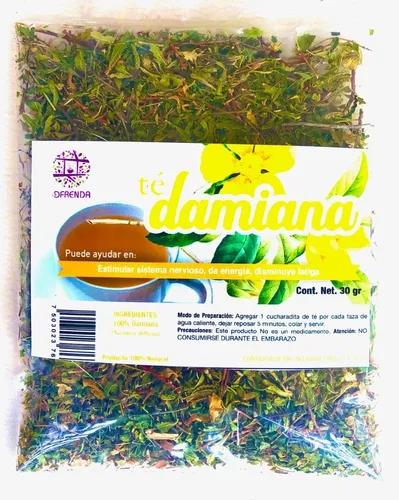 Té Damiana 30gr Productos La Ofrenda 100% Natural | Meses sin interés Té Damiana 30gr Productos La Ofrenda 100% Natural | Meses sin interés