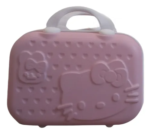 Hello Kitty Neceser Cosmetiquera De Viaje Abs Suitcase Cuotas Sin Interés