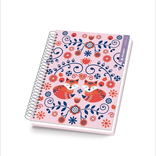 Cuaderno Triple Rhein Folk 150 Hj Artesano Librería Cuotas Sin Interés