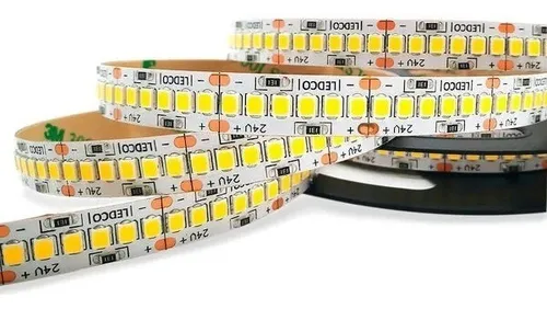 Fita Led 2835 Rolo 5m 12v 18w M Ip20 240 Leds M 1200 Leds Luz Branco