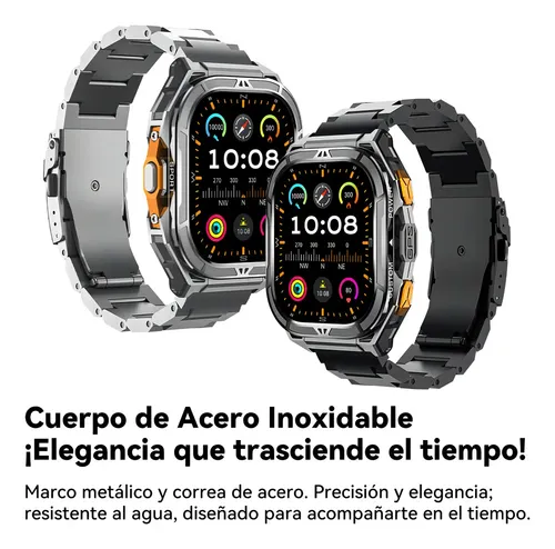 Reloj Inteligente CUBOT GT3 GPS Dual Resistente al Agua 50m AMOLED 1.96 ...