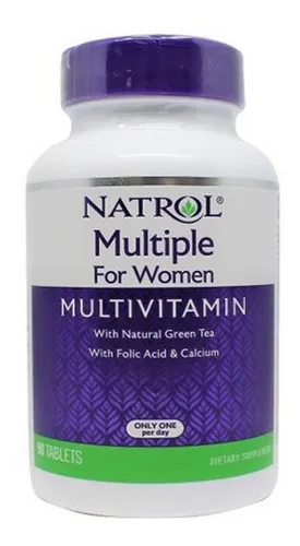 Suplemento en comprimidos Natrol Multivitamina - Para Mujeres 90 ... Suplemento en comprimidos Natrol Multivitamina - Para Mujeres 90 ...