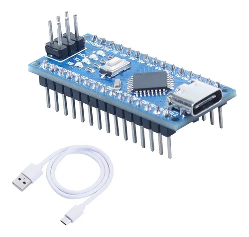Atmel Nano V3.0 Atmega328 Usb-c Compatible Ch340 Con Cable Atmel Nano V3.0 Atmega328 Usb-c Compatible Ch340 Con Cable