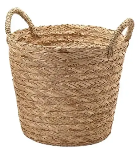 Cesto Multiuso Organizador Cestaria Fibra Natural 28cm | MercadoLivre