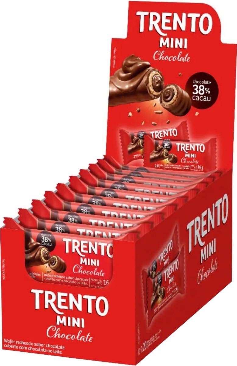 Kit 20 Caixas Chocolate Trento Mini C/ 20 Un Peccin -atacado ... Kit 20 Caixas Chocolate Trento Mini C/ 20 Un Peccin -atacado ...
