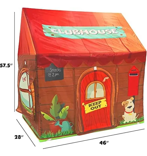 Hapinest Clubhouse Indoor Play Tent Playhouse Para Niños Ni Mercadolibre