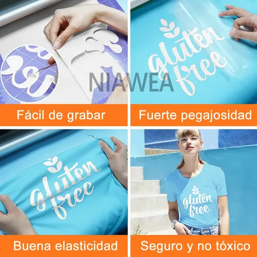 Vinil Textil Basico Pvc 30.5x600cm Para Camisetas Textiles | MercadoLibre