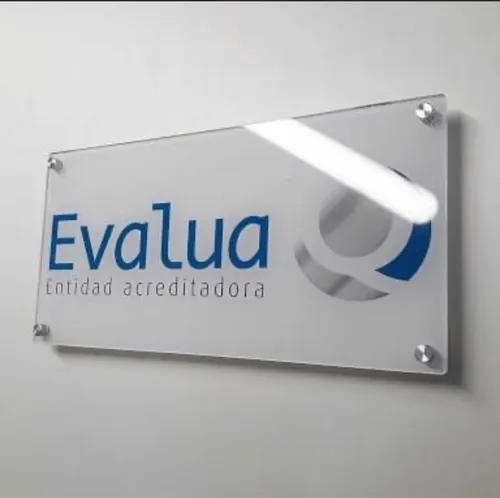 Acrilico Letrero 90x50 2d Vinil Corte Impreso Señal Anuncio