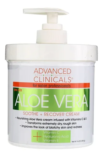 Advanced Clinicals Crema Aloe Vera Vitaminas
