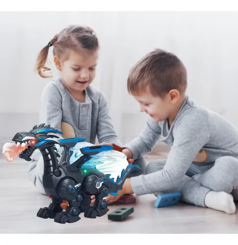 Dragão Oferta Que Solta Fumaça Com Asas Luzes Som E Anda Mercadolivre