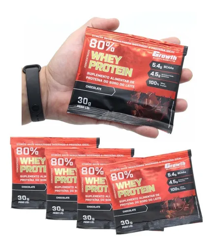 Suplemento En Polvo Growth Supplements Whey Protein 80 Whey Protein