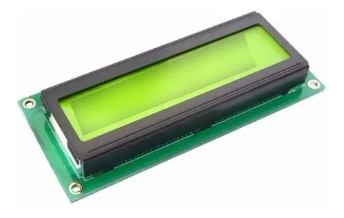 Display Lcd 16x2 1602 Back Verde Modulo Pic Arduino 1ª Linha