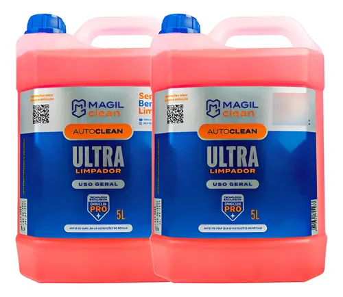 Kit 2 Ultra Multiuso Lavagem Magil Clean Autoclean | Frete grátis
