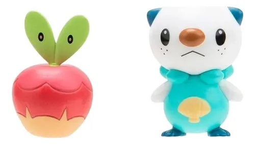 Battle Figure Pack Oshawott + Applin Pokémon Oso Manzana | Envío gratis