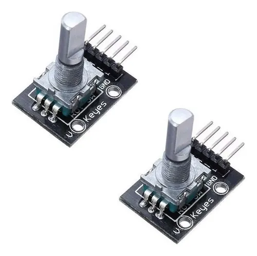 2x Encoder Decoder Rotativo Ky 040 Ky 040 Para Arduino Esp Mercadolivre